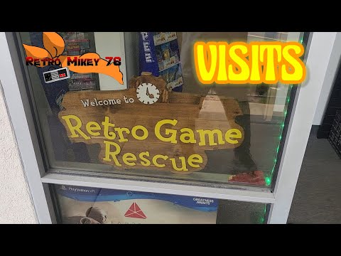 Retro Game Rescue A New Retro Game Store! Let's check them out! #pickups #hunting #videogames
