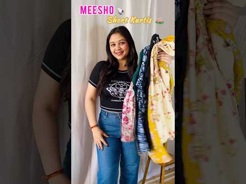 Meesho Short Kurti Haul 😍 #meeshohaul #shortkurti #viralvideo #ashortaday