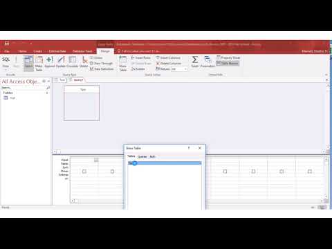 Access Update Query and Sorting Disabled