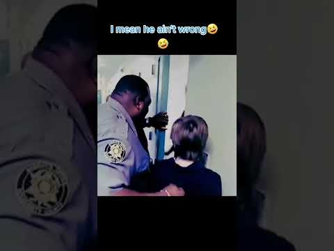 The cop got embarrassed😂