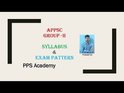 APPSC Group-2 || Syllabus & Exam Pattern || Prasad Sir || PPS Academy ||