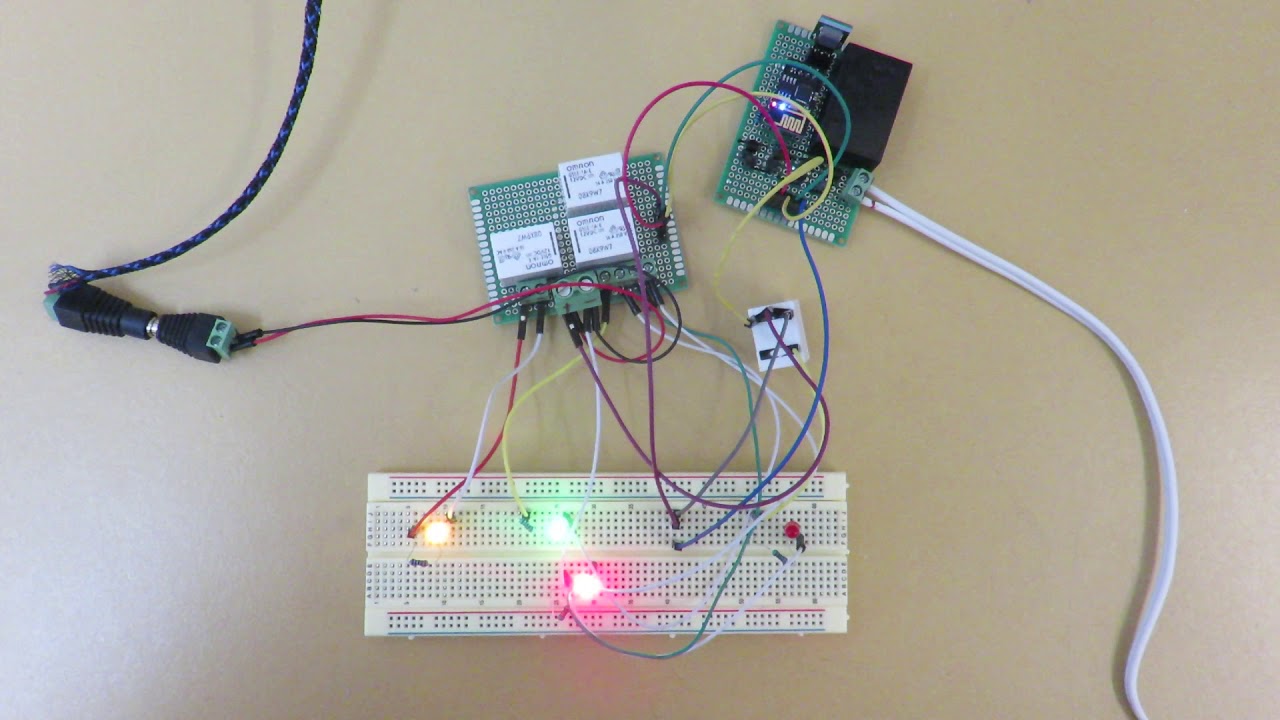 Four relay ESP8266-ESP01 example