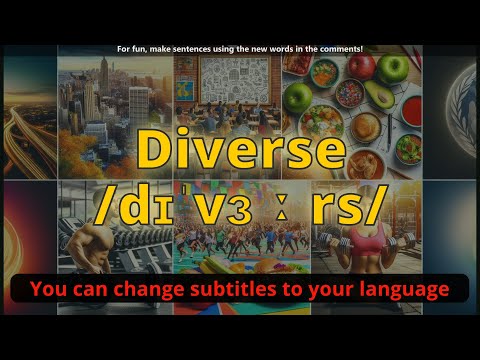 Diverse meaning with 5 examples