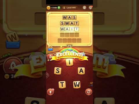 Word Connect Puzzle Level 999 Walkthrough [Bonus Words & Answers] #shorts