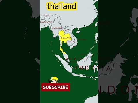 thailand#map #shorts #thailand