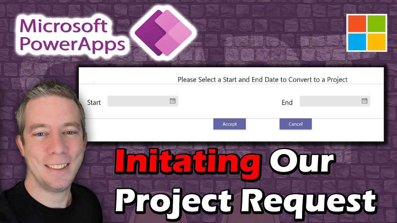Initiating a Project in our Project Management Power App