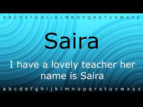How to say 'Saira' with Zira.mp4