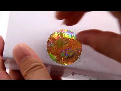 Honeycomb Scratch Off Security Hologram Sticker Printing Labels