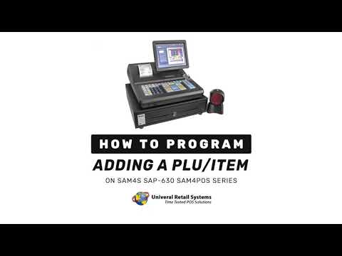 Easy Scanning System for Retail/Liquor Stores - Sam4s SAP-630 Quick Add Scanner Feature