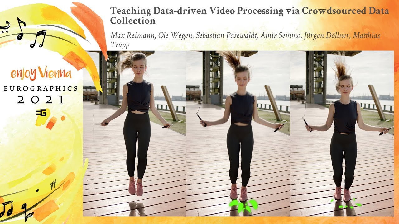 Teaching Data-driven Video Processing via Crowdsourced Data Collection | Eurographics'2021 Edu Paper