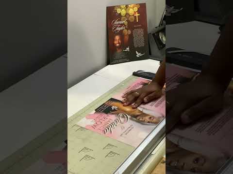 Creating a #funeral program #funeralprogram #memorial #grapghicdesign #viral #artshorts #templates