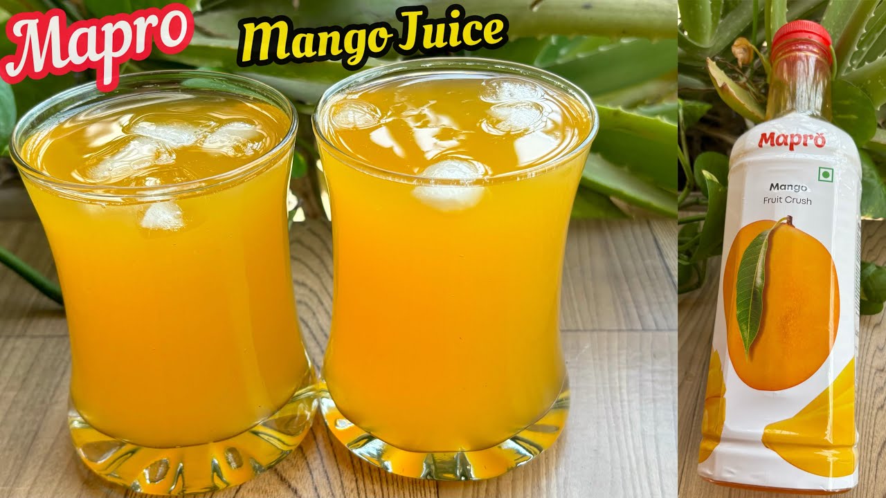 Mapro Mango Crush Recipe | Mapro Mango Juice | How  to use Mapro Mango Crush