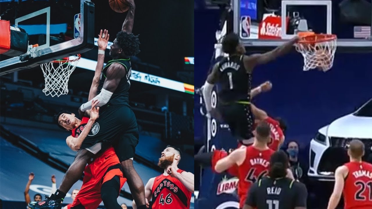 Anthony Edwards murders Yuta Watanabe with DUNK OF THE YEAR | 2020-21 NBA Season
