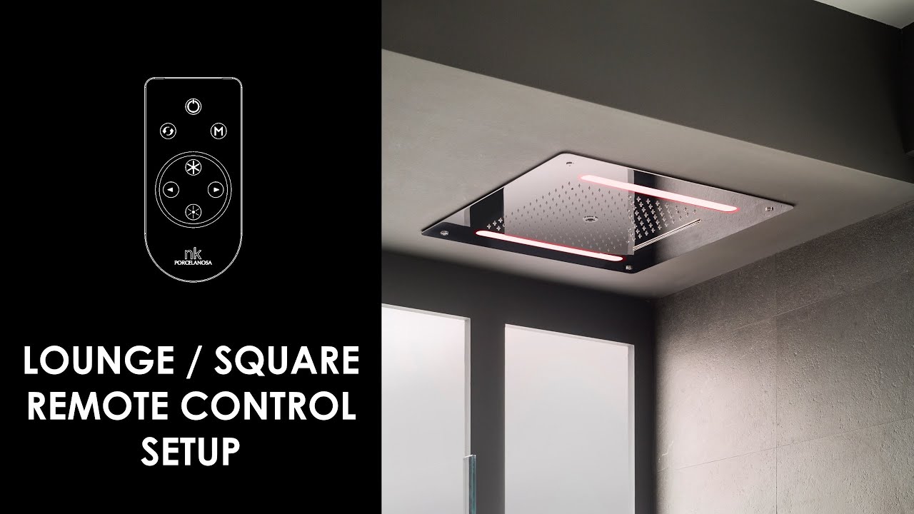 Lounge / Square range shower heads remote control connection | Noken
