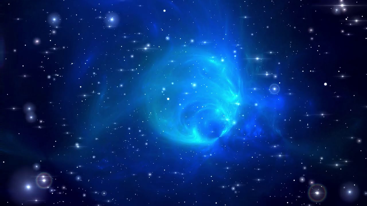 Blue Classic Galaxy ~60:00 Minutes Space Wallpaper~ Longest FREE Motion Background HD 4K 60fps AAvfx