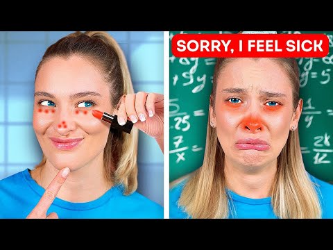How To Skip School! 😏 Genius Hacks For Any Situation! Funny DIY Tricks By A PLUS SCHOOL