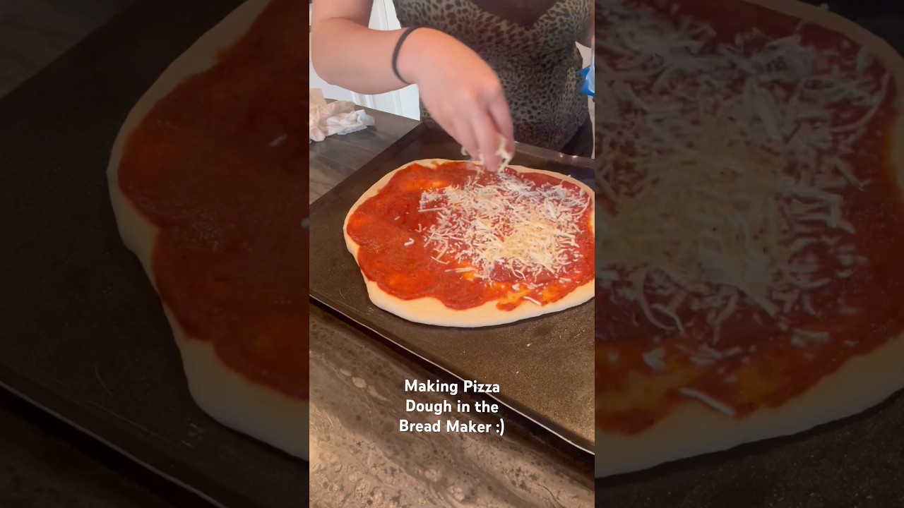 Bread Maker machine is AMAZING!! With over 20 settings & pizza dough being one of them :)