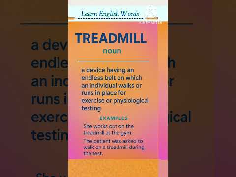Treadmill Meaning with Examples | Learn English Fast