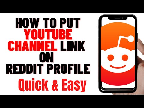 HOW TO PUT YOUTUBE CHANNEL LINK ON REDDIT PROFILE 2024