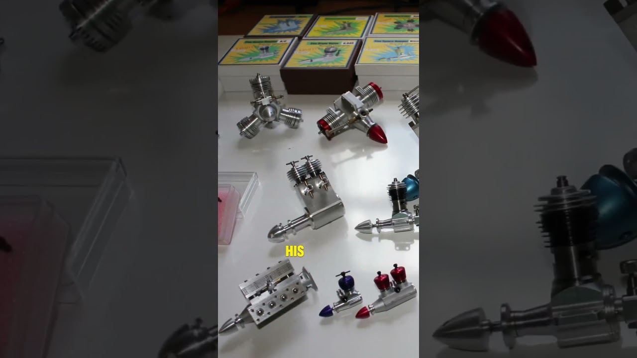 World’s Smallest Diesel Engine… And It WORKS! #engine #diesel #nanobee #ronaldvalentine #shorts