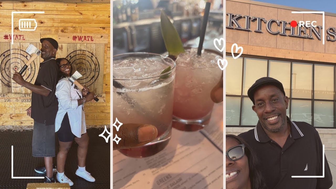 HUSBANDS BIRTHDAY CELEBRATION/ AXE THROWING/ KITCHEN SOCIAL