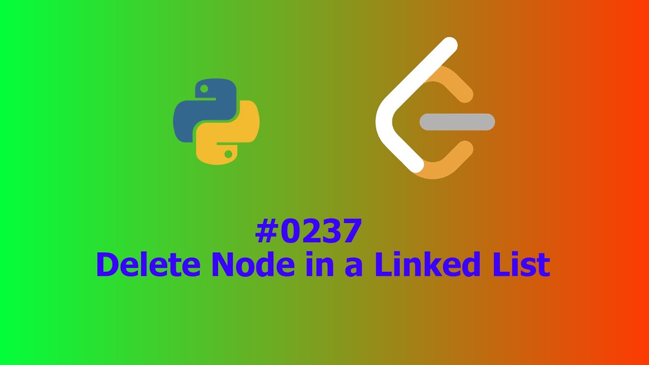 No Sound Leetcode 237: Delete Node in a Linked List