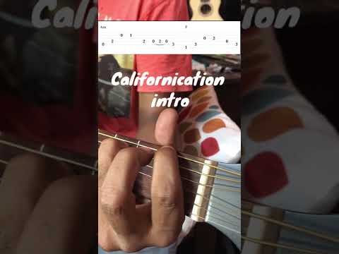 Red Hot Chili Peppers - Californication - Guitar Intro Lesson #shorts #music #song #tutorial