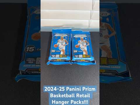 Opening (2) 2024-25 Panini Prizm Basketball Retail Hanger Packs Jonathan Kuminga Green $15 #panini