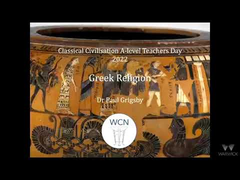 Greek Religion - polis religion, personal religion and epithets - Dr Paul Grigsby