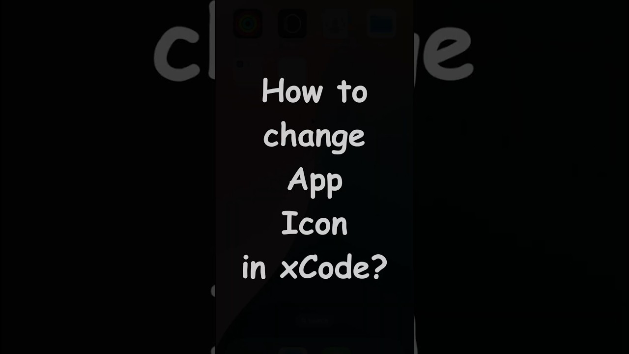 How to change App Icon in xCode? #iosdevelopment #coding  #programming #xcode #ios