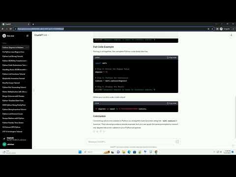How to convert value into radian in python