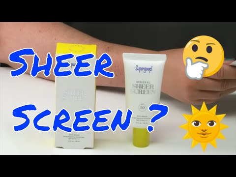 Supergoop! π Mineral Sheer Screen SPF 30 PA+++ Sunscreen Review and How to Use