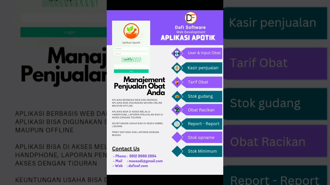 Aplikasi print Kartu Stok Obat