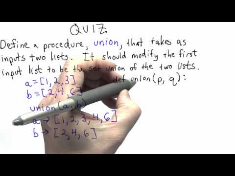 Learn Union Solution Intro to Computer Science - Mind Luster