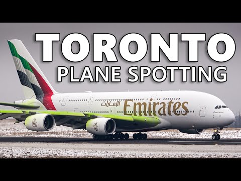 CANADA'S BUSIEST AIRPORT! Plane Spotting at Toronto Pearson (4K)