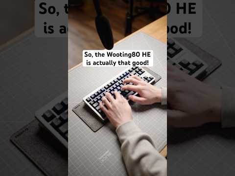 The Wooting80 HE is genuinely this good! Best gaming keyboard hands down!