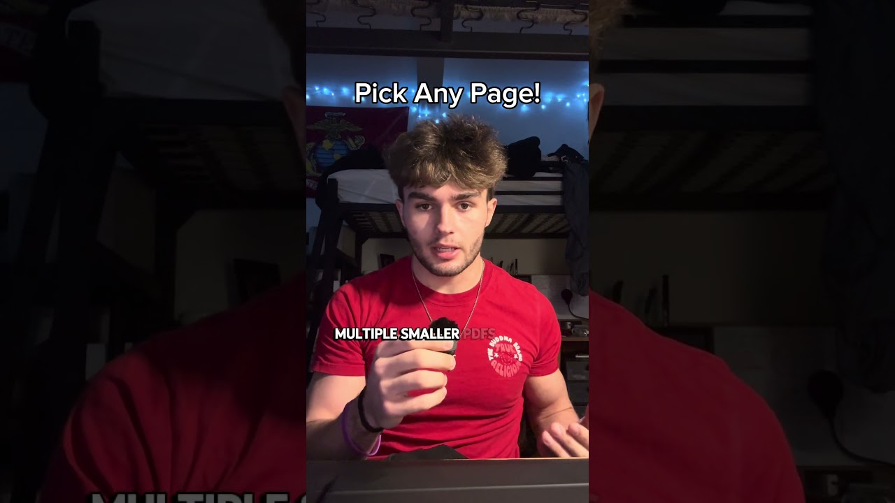 Got a huge lecture PDF but only need a few chapters?