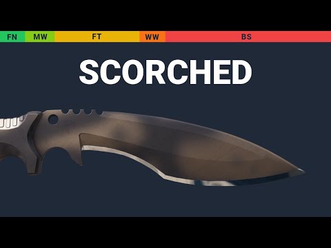 Kukri Knife Scorched - Skin Float And Wear Preview