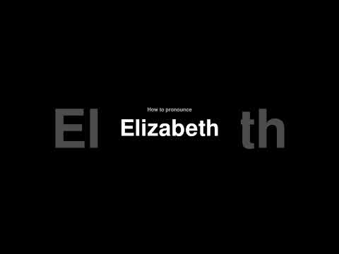 Shorts how to pronounce Elizabeth