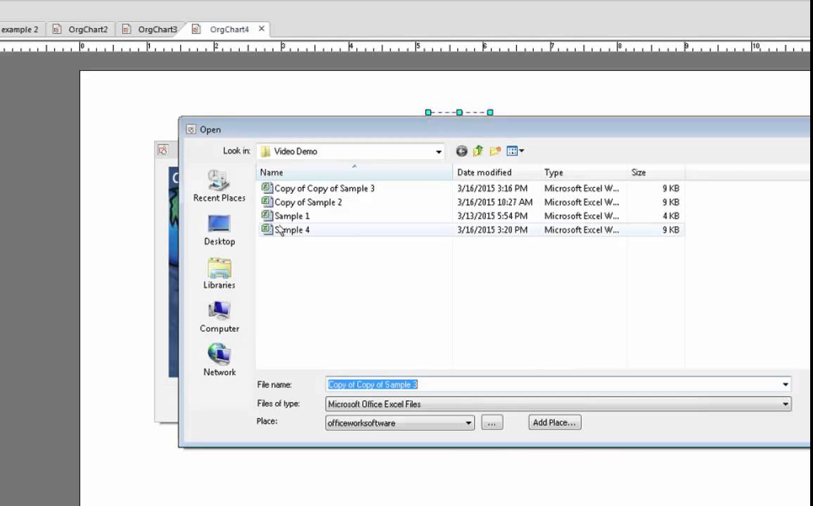 Creating an OrgChart by importing data