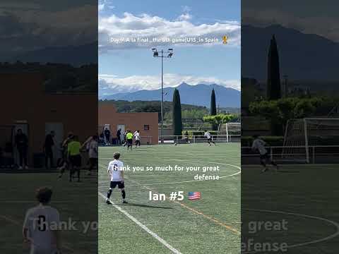 The last game in πͺπΈ Spain. #Defense #Right back #Consolation #champion #MIC #EA talent ID #USA