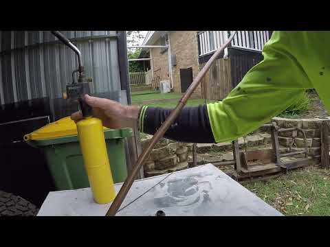 How to weld copper tube with silver solder