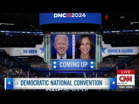 CNN 2024 Democratic National Convention open and AR/XR sample