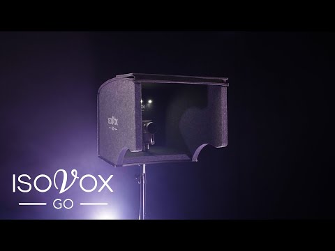 ISOVOX announces ISOVOX Go portable vocal booth - Gearspace
