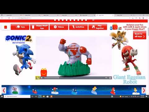 McDonald's Sonic the Hedgehog 2 toys at happymeal.com