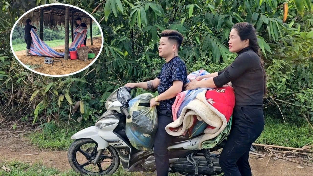 Hai came to help Hong move her belongings and renovate her house.