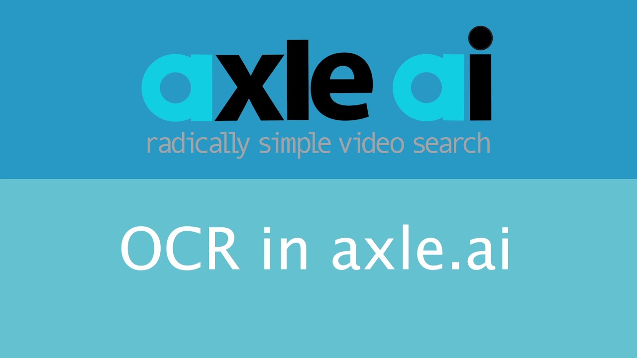 Axle Academy: OCR for PDF