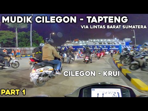 Rame Banget‼️Mudik Naik Motor ke Sumatera Utara part 1 | Cilegon - Krui