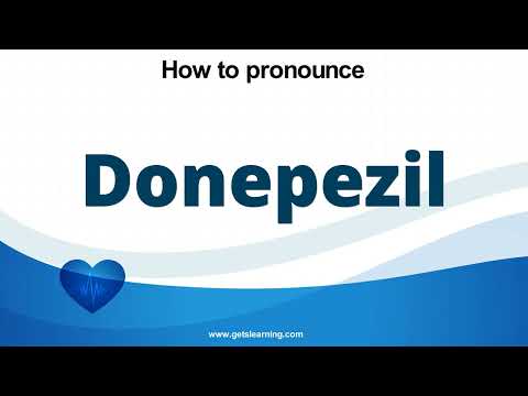 How to pronounce Donepezil in English correctly