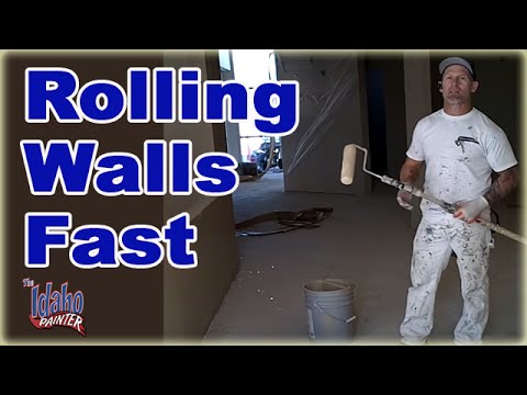 Painting Out Of A 5 Gallon Bucket. Painting A Wall Painting Tips,